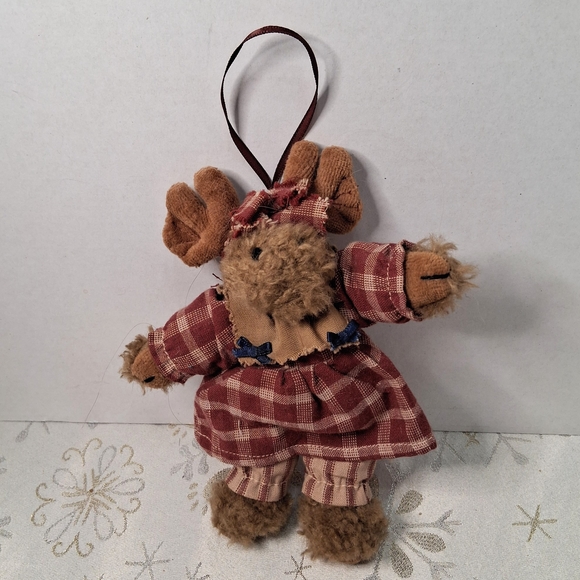 Boyds Bears | Toys | Vintage Boyds Bears Mocha Mooseby Plush Christmas ...